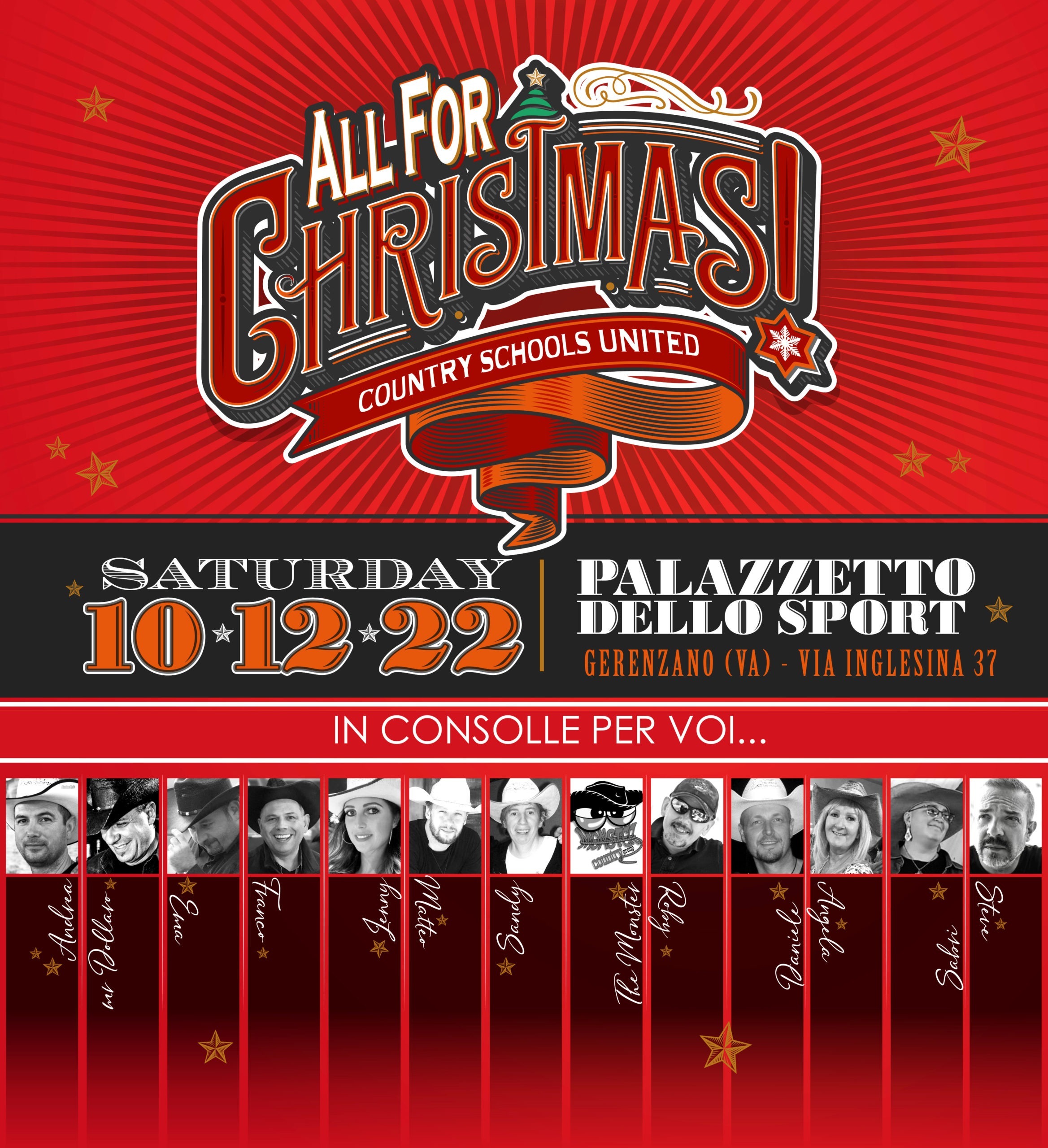 LOCANDINA A3 DJ 2022 | CountryEvents Milano | Eventi e Corsi di Country ...
